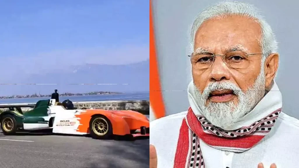 Formula 4 Car Show In Srinagar: पाहून आनंद झाला..., श्रीनगरमधील पहिल्या फॉर्म्युला-4 कार शोवर ...