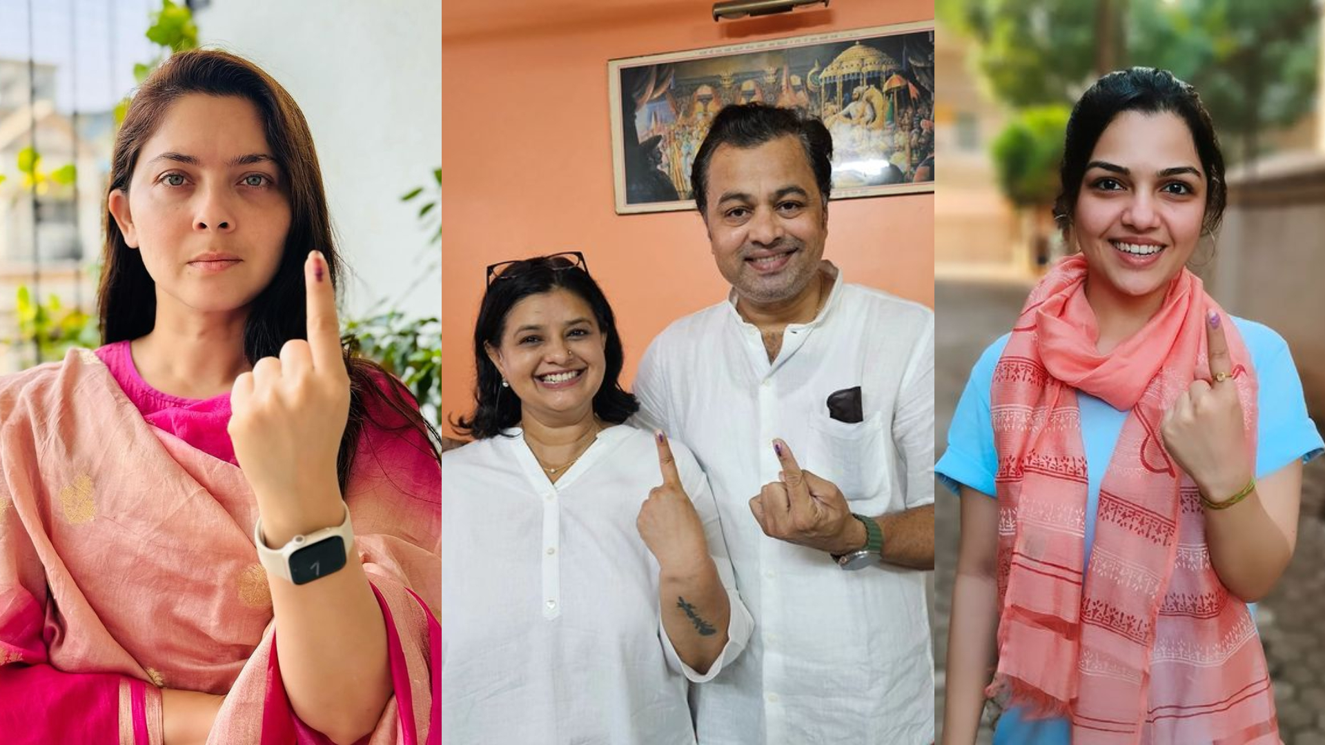 चौथ्या टप्प्यातील मतदानाच्या दिवशी या कलाकारांनी बजावला मतदानाचा हक्क ...